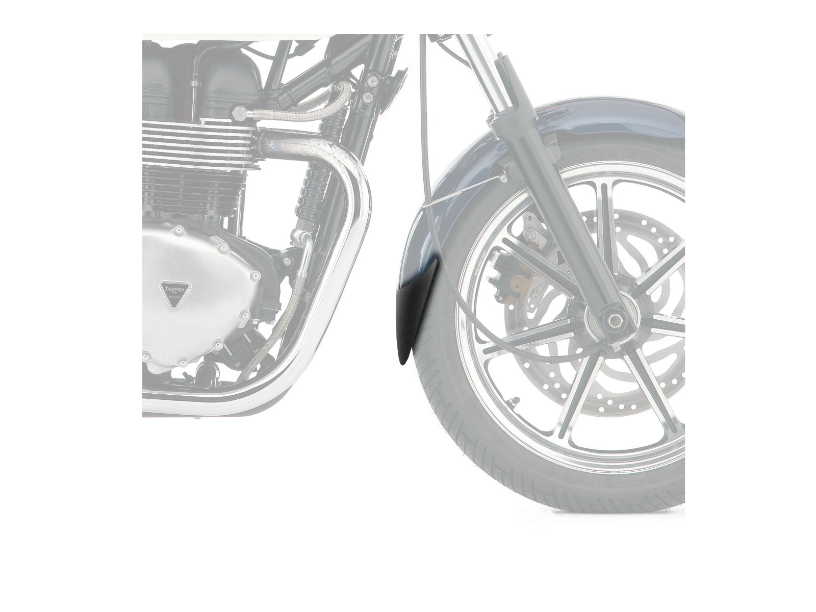Puig Front Mudguard Extender for Triumph Bonneville (09-15) – Moto Planet