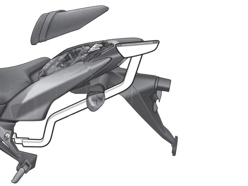 SHAD Top Box Rack for Kawasaki Z1000 K (07-09) – Moto Planet